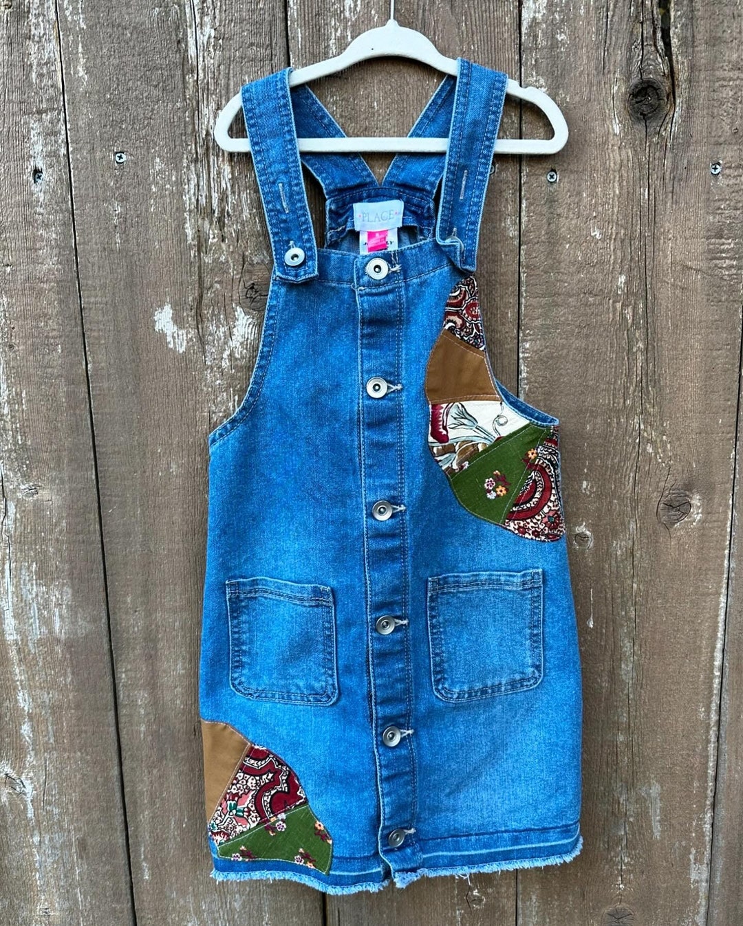 Kids Upcycled Denim Dress, Personalized Kids Clothing, Funky ...