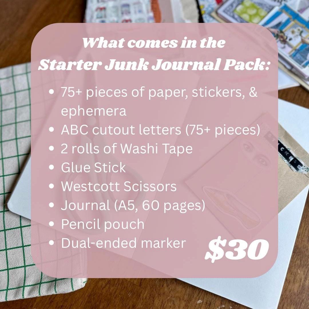 Total Junk Journal Starter Pack - Etsy