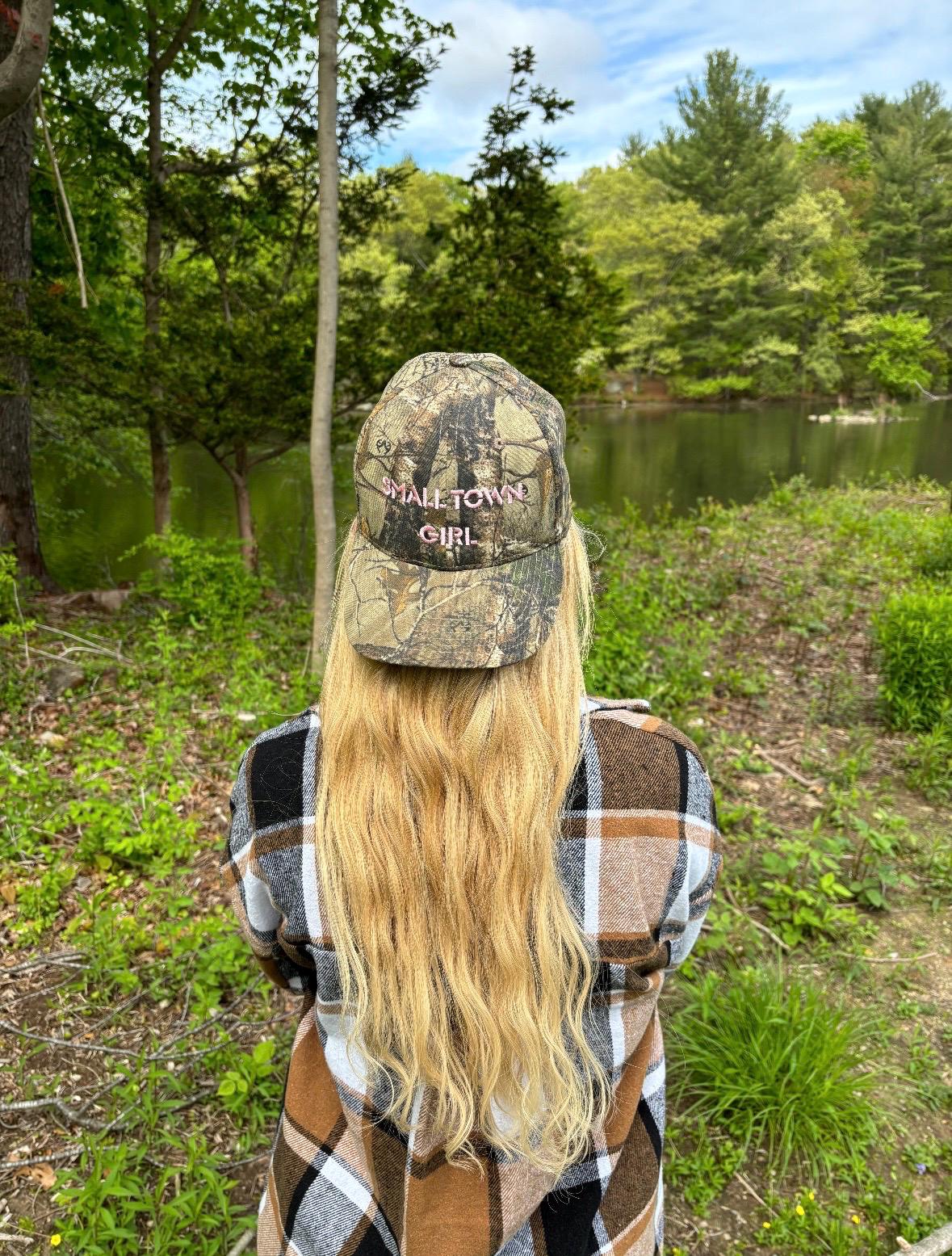Camo Cap Realtree Print Pink Embroidery Front Logo and Back - Etsy
