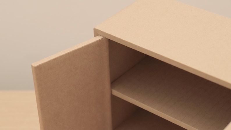 A4 Printable 1/2 Scale PDF Template for A Mini Cabinet [cardboard DIY ...