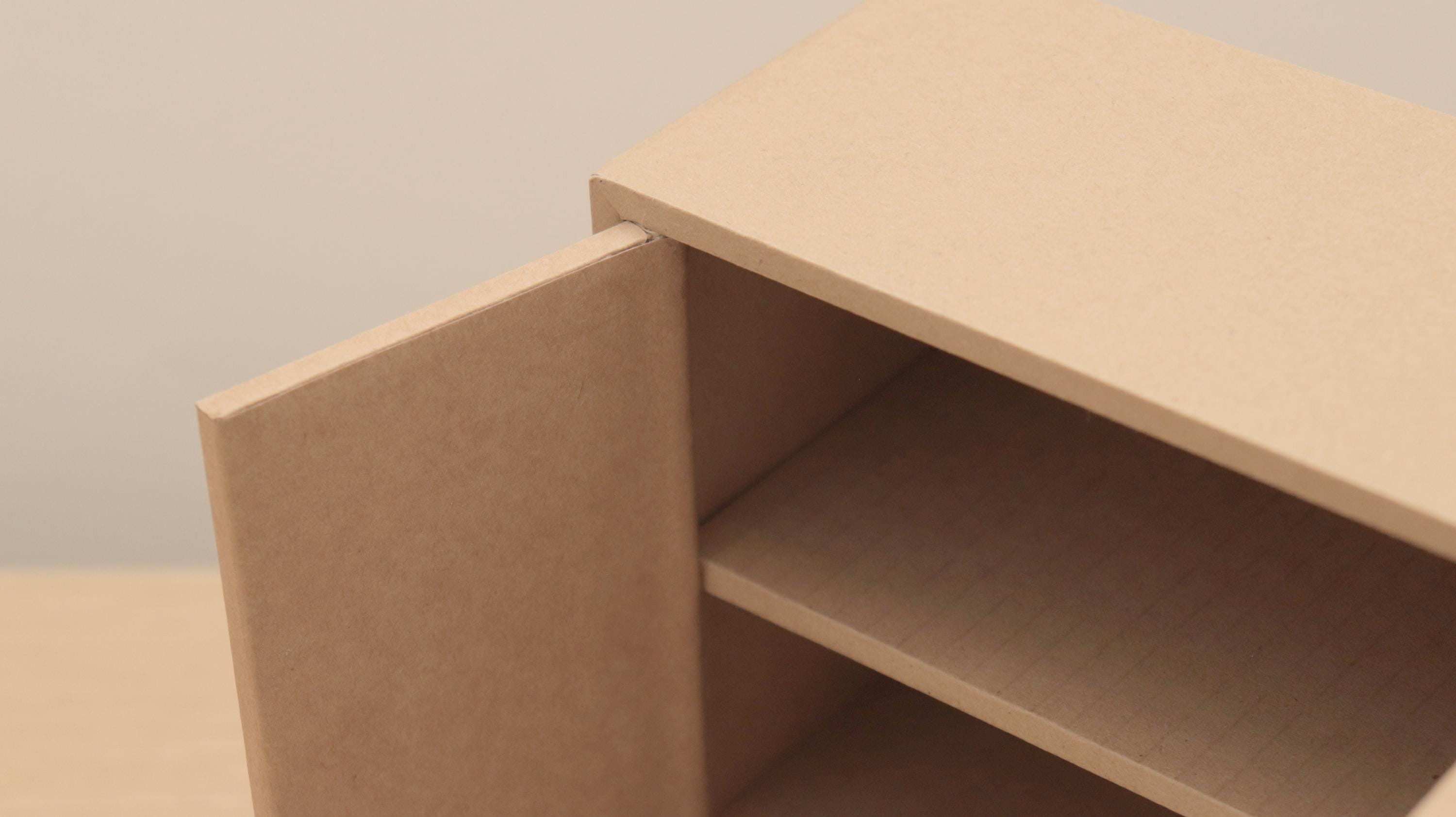 A4 Printable 1/2 Scale PDF Template for A Mini Cabinet [cardboard DIY ...