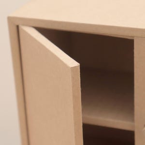 A4 Printable 1/2 Scale PDF Template for A Mini Cabinet [cardboard DIY ...