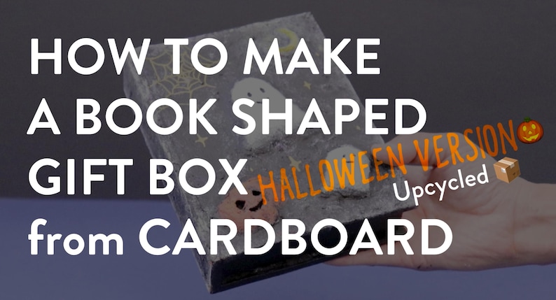 Book Shaped Gift Box From Cardboard : A4 Printable Template (PDF) - Etsy
