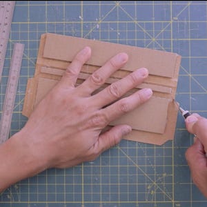 Cardboard Crafts | DIY- A Sliding Lid Box From Cardboard ...