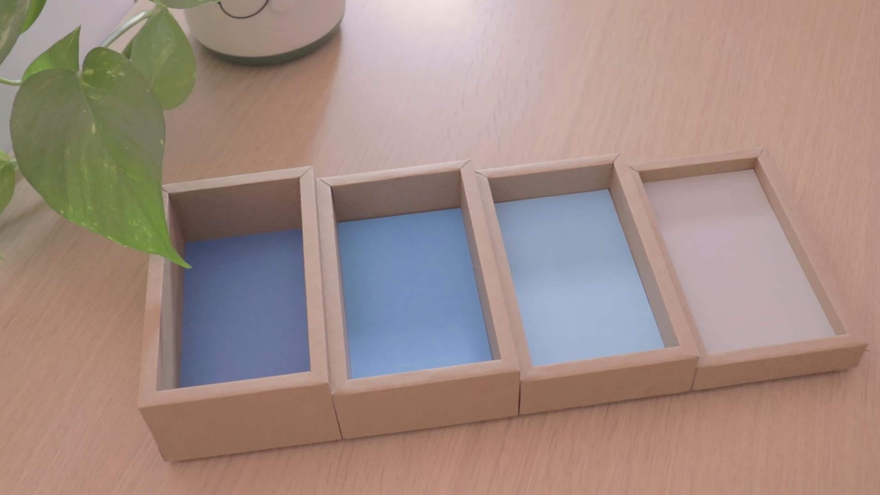 A4 Printable 1/2 Scale PDF Template -desktop Organizer Stackable Trays ...