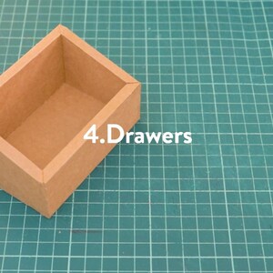 DIY | Cardboard Crafts - A Tool Box A4 Printable 1/2 Scale Template - Etsy