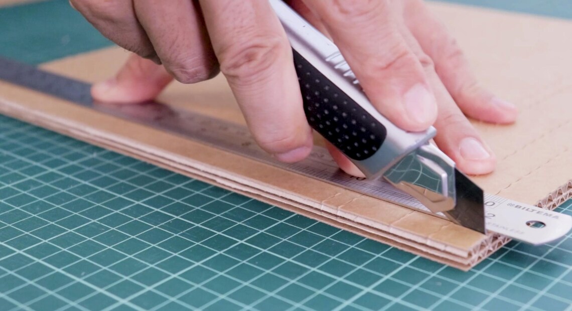 Cardboard Crafts DIY - Desk Organizer : A4 Printable Template (PDF) - Etsy