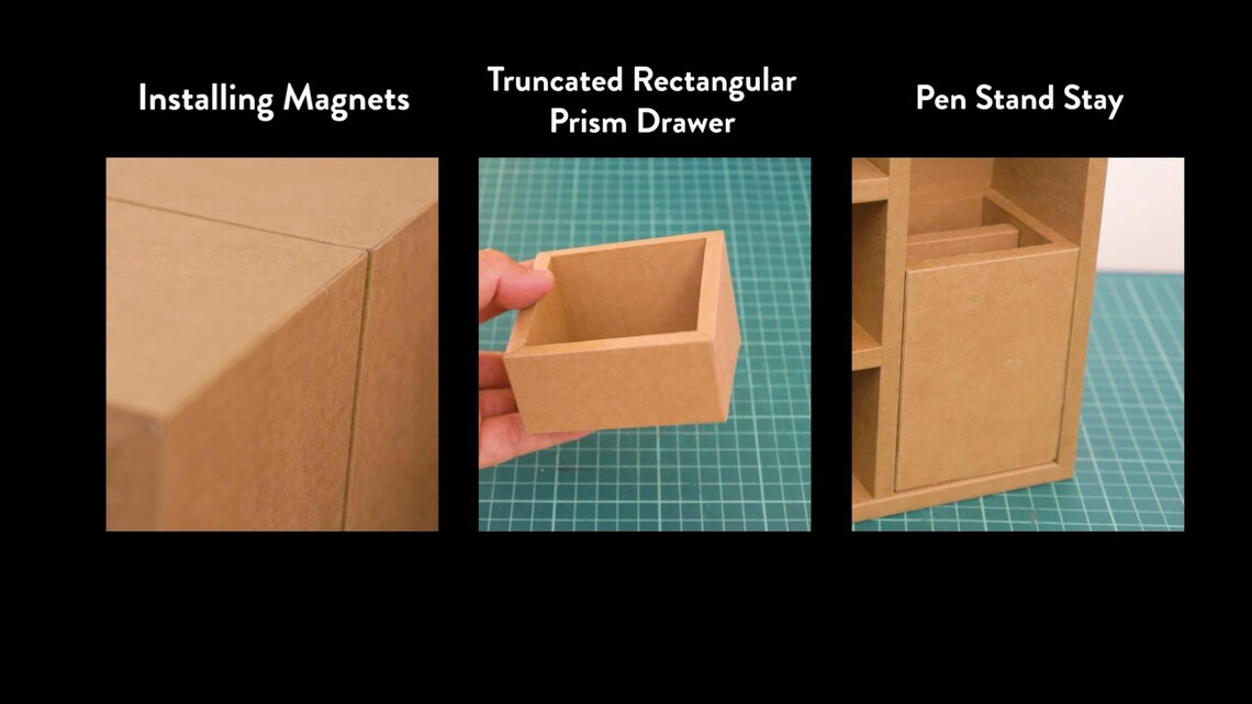 DIY | Cardboard Crafts - A Tool Box A4 Printable 1/2 Scale Template - Etsy