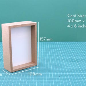 Upcycled Cardboard Picture Frame Template: A4 Printable PDF, 2 Sizes - Etsy