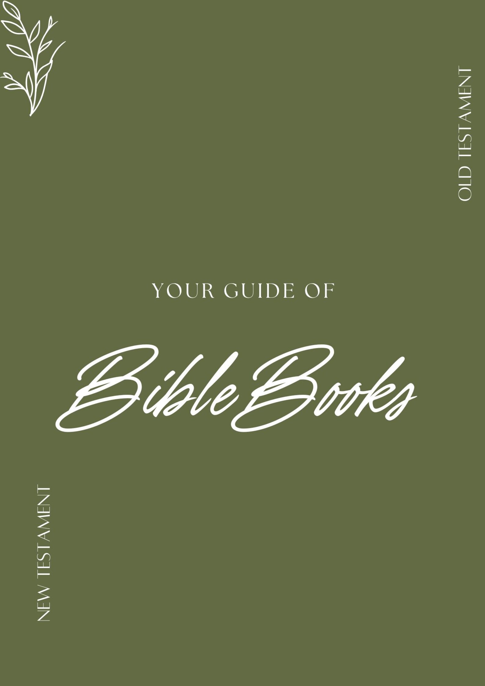 Bible Books Guide - Christian Faith Resource - Word of God Digital ...