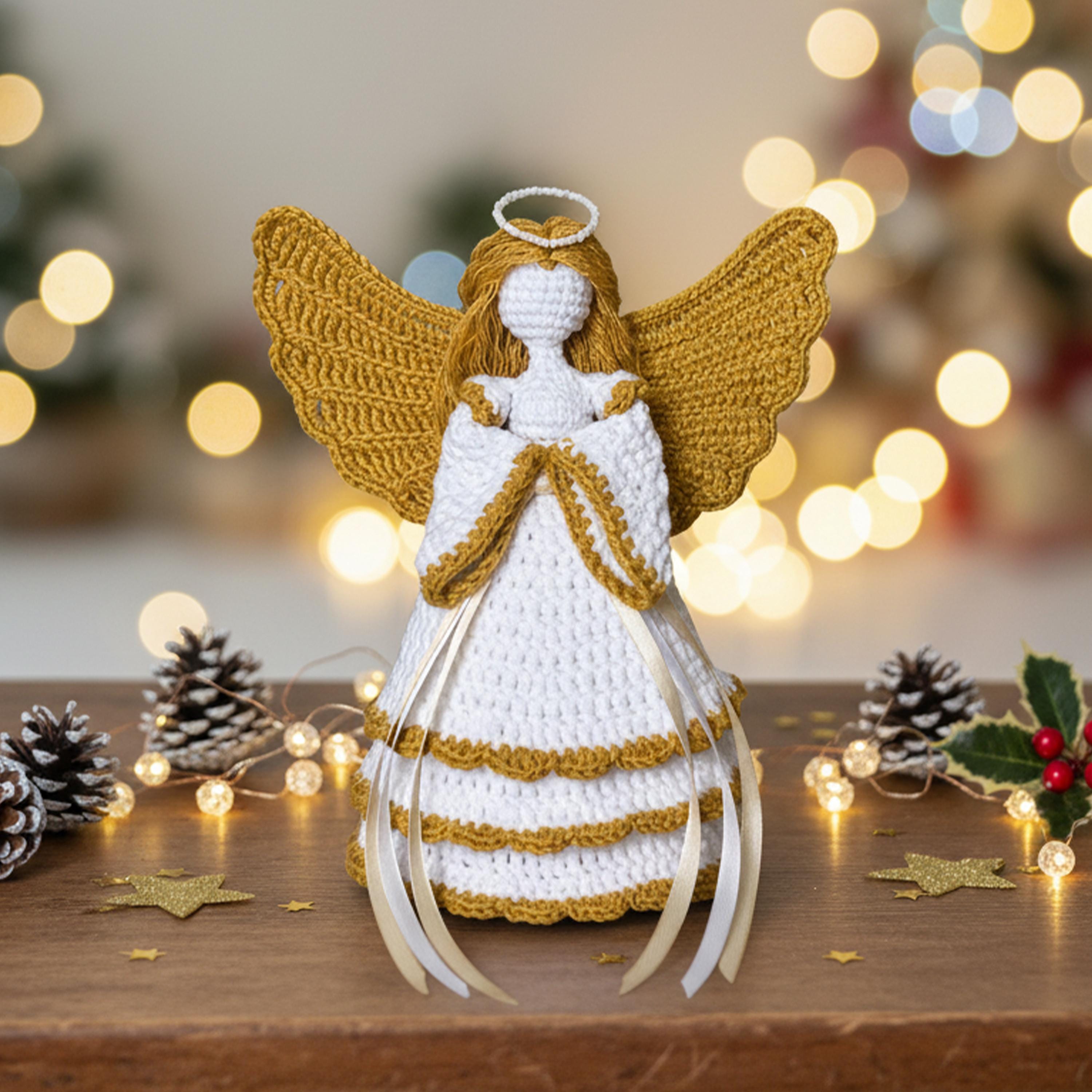 Crochet Christmas Angel Pattern: Amigurumi Holiday Doll (PDF Pattern ...
