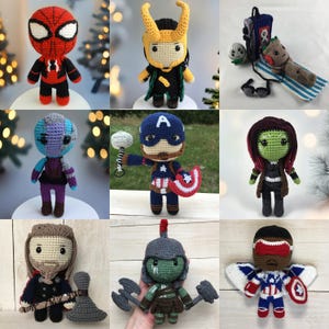 50 Crochet Patterns Bundle | Superheroes & Iconic Characters PDF ...