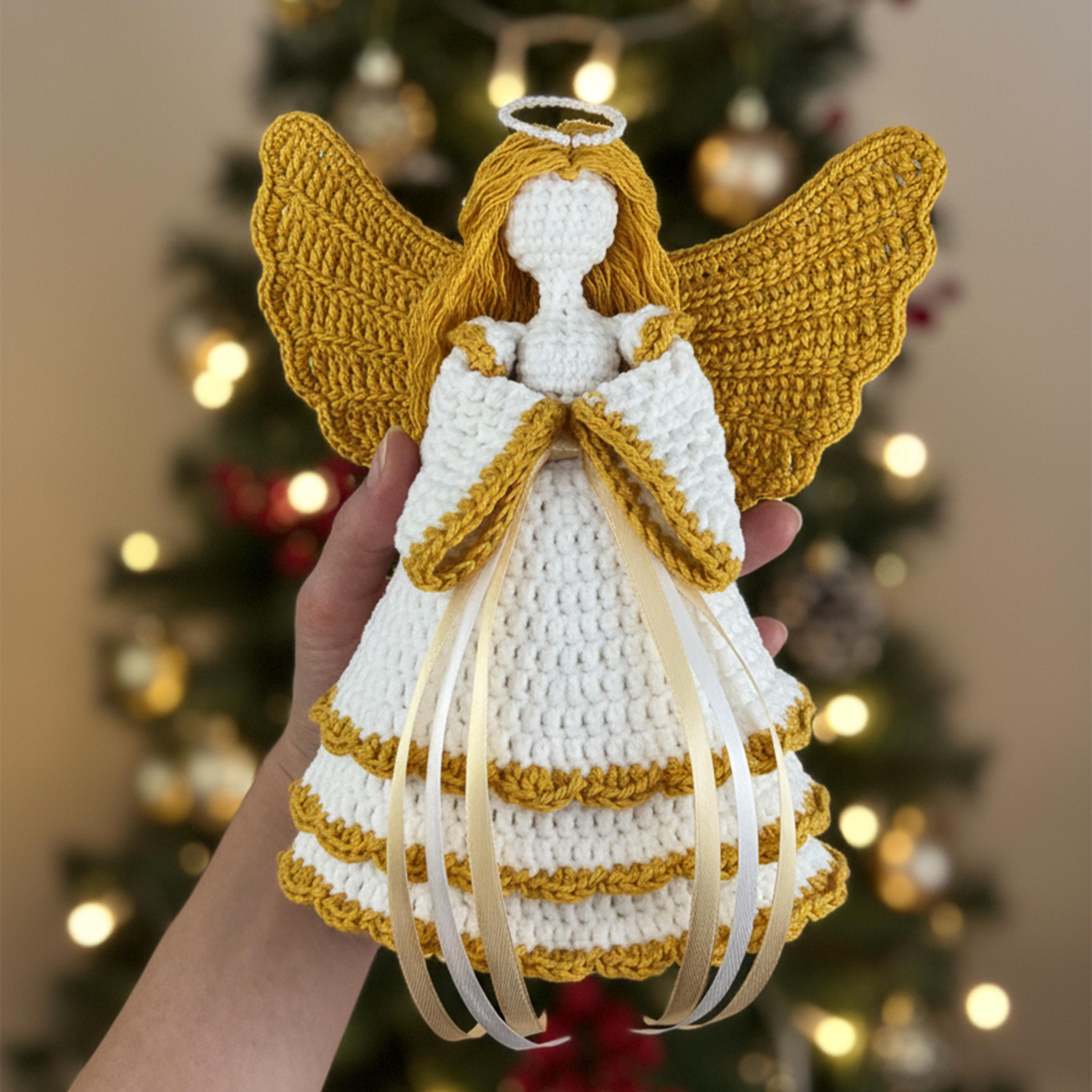 Crochet Christmas Angel Pattern: Amigurumi Holiday Doll (PDF Pattern ...