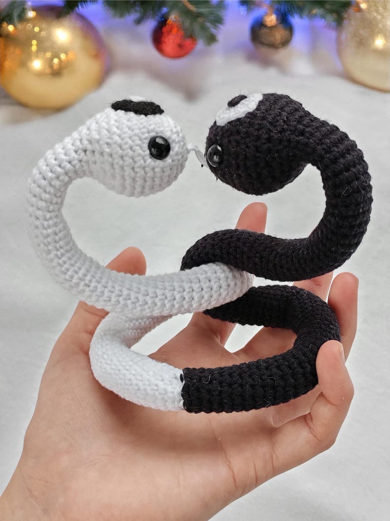 Snake Crochet Pattern Handmade Amigurumi Decor, Amigurumi Snake Crochet ...