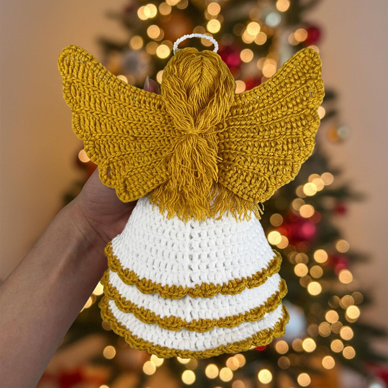 Crochet Christmas Angel Pattern: Amigurumi Holiday Doll (PDF Pattern ...