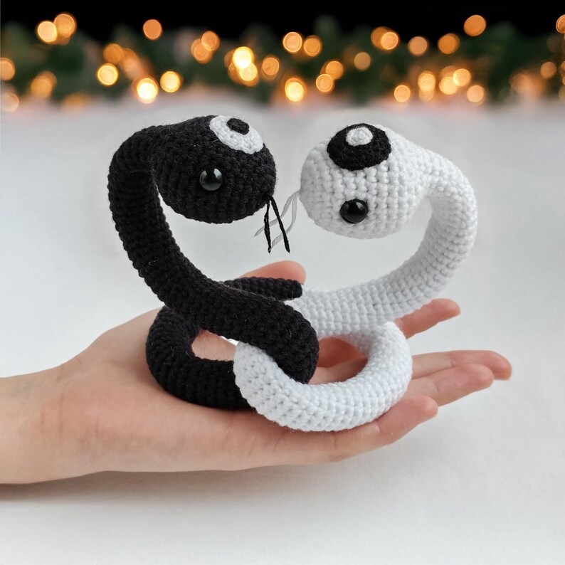 Snake Crochet Pattern Handmade Amigurumi Decor, Amigurumi Snake Crochet ...