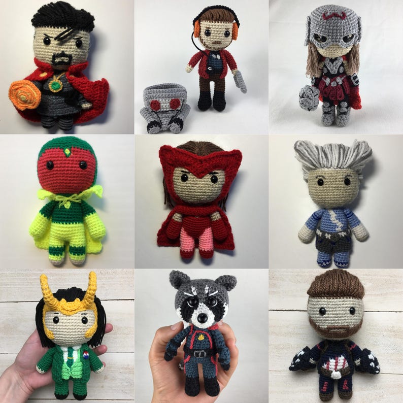 50 Crochet Patterns Bundle | Superheroes & Iconic Characters PDF ...
