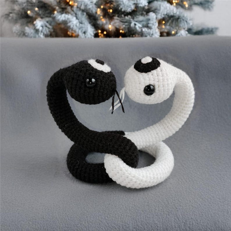 Snake Crochet Pattern Handmade Amigurumi Decor, Amigurumi Snake Crochet ...