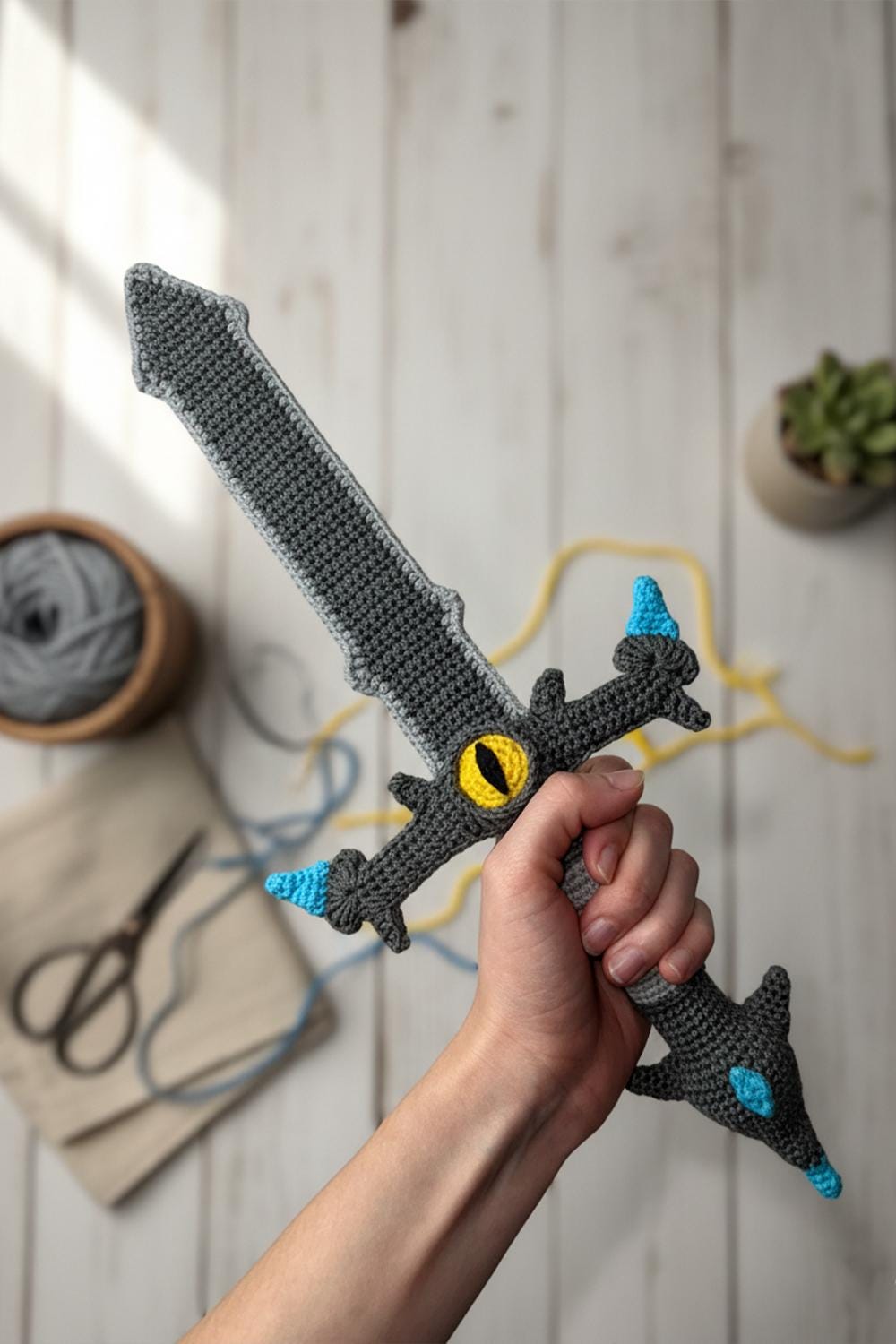 Crochet Sword Pattern: Amigurumi Plush Weapon With Sheath (PDF Pattern ...