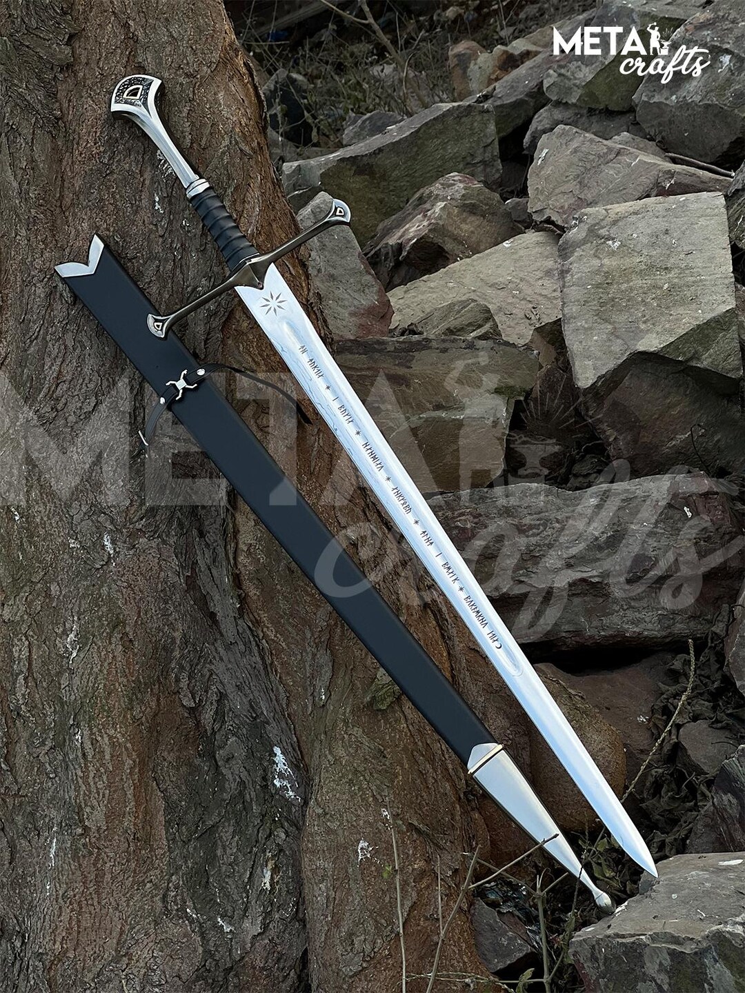 The King Aragorn Sword With Scabbard Master Sword of Replica Epic ...