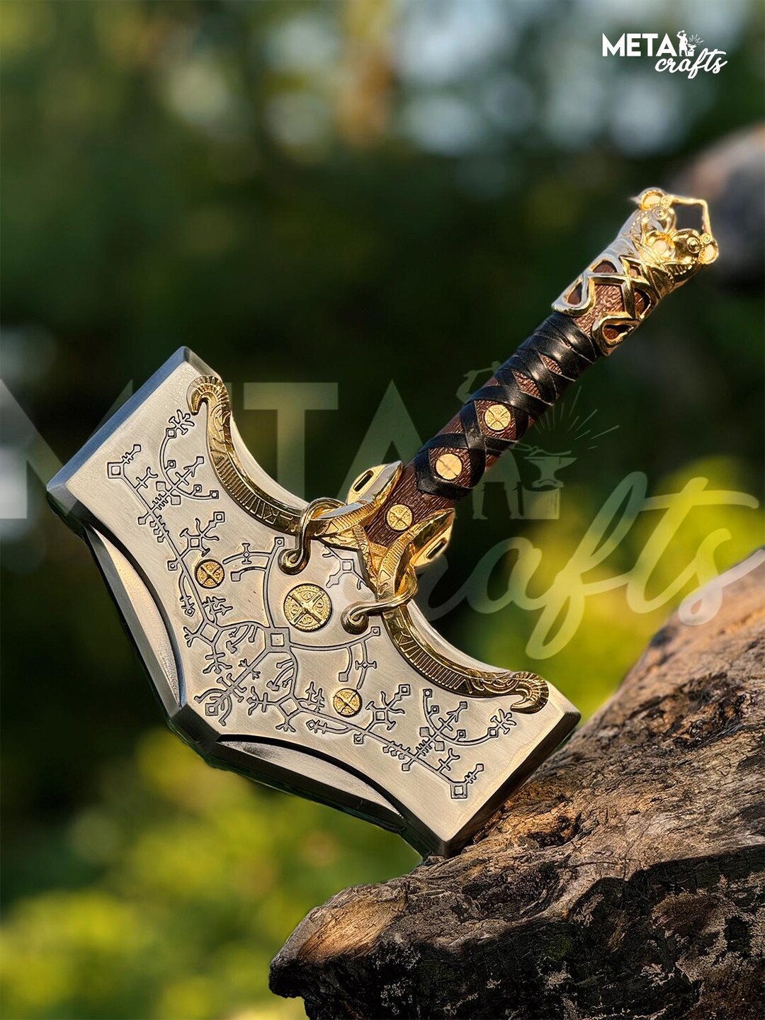 God of War Thor Hammer Replica - Mjolnir God of War Ragnorak Viking ...
