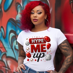 Glitter Gem Hype PNG: Vibrant Sublimation Design (digital Download - Etsy