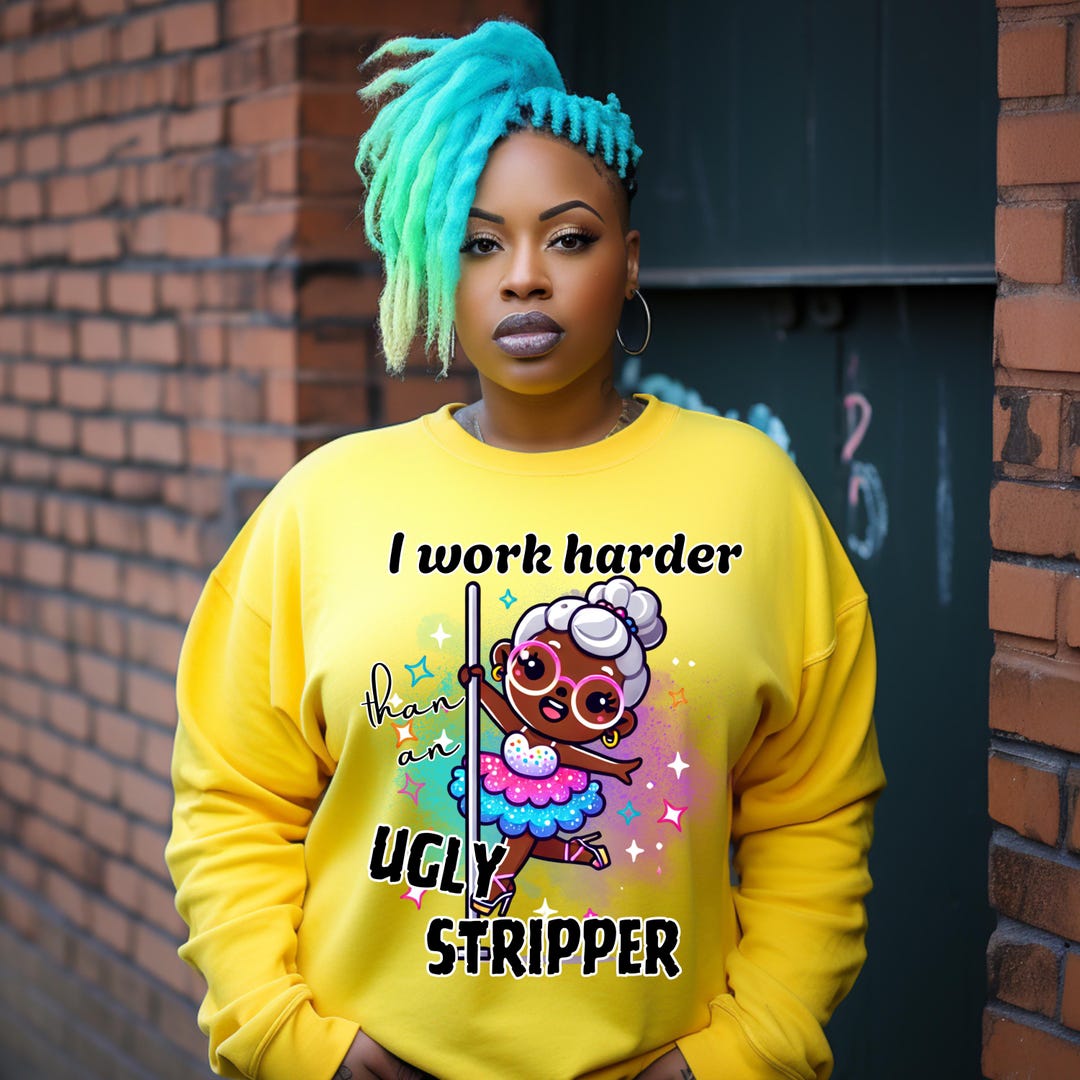 Funny Grandma Pole Dancer PNG: Sassy Humor Clipart (digital Download ...