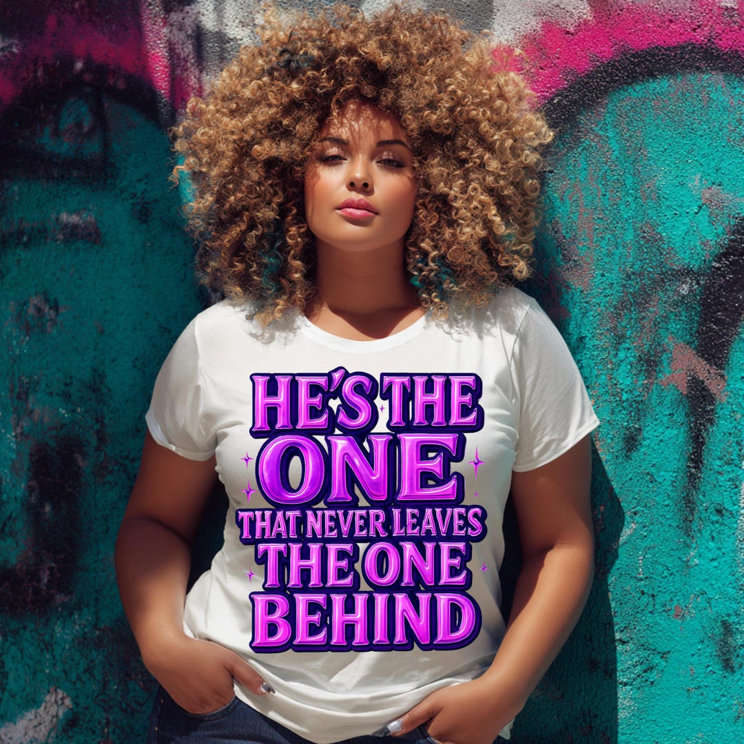 Christian PNG “he’s the One” Bible Verse Inspired Shirt Design | Faith ...