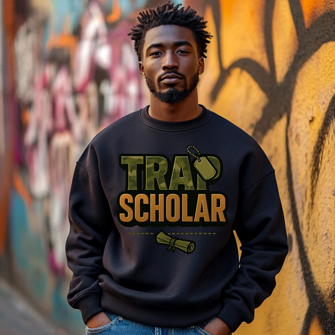 Trap Scholar PNG: Urban Streetwear Graphic (digital Download) - Etsy