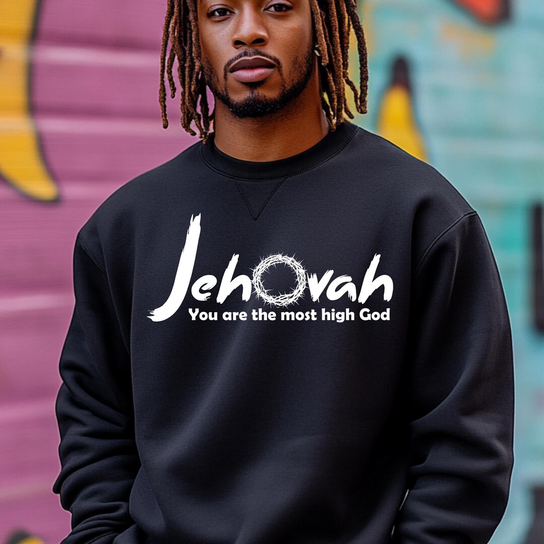 Jehovah Most High God PNG: Crown of Thorns Christian Design (digital ...