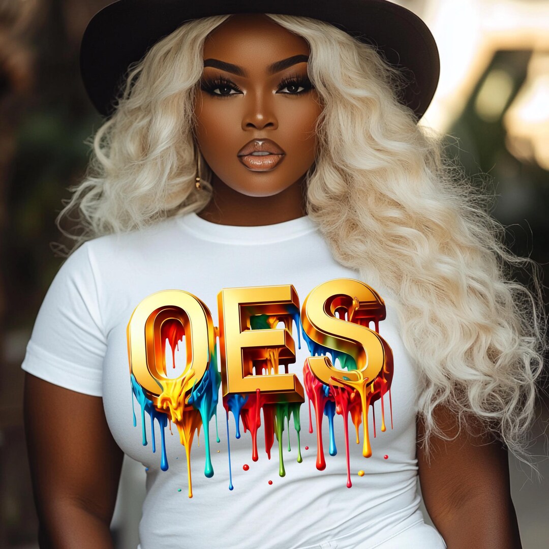 OES T-shirt: Order of the Eastern Star Drip Design, Masonic Sisterhood ...