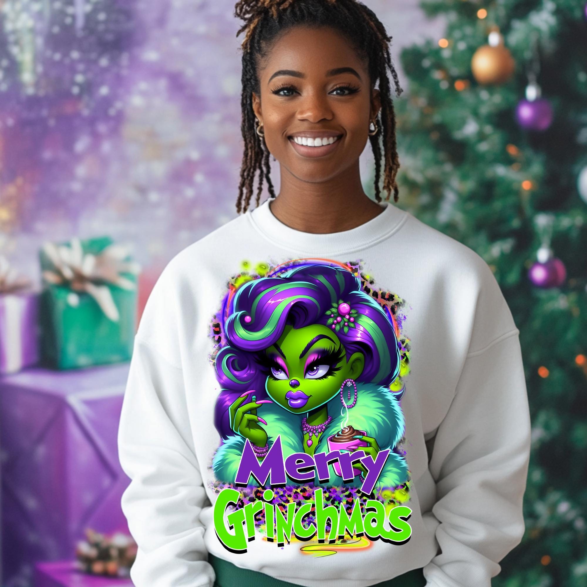 Merry Grinchmas PNG Digital Download Sassy Christmas Grinch Art Holiday ...