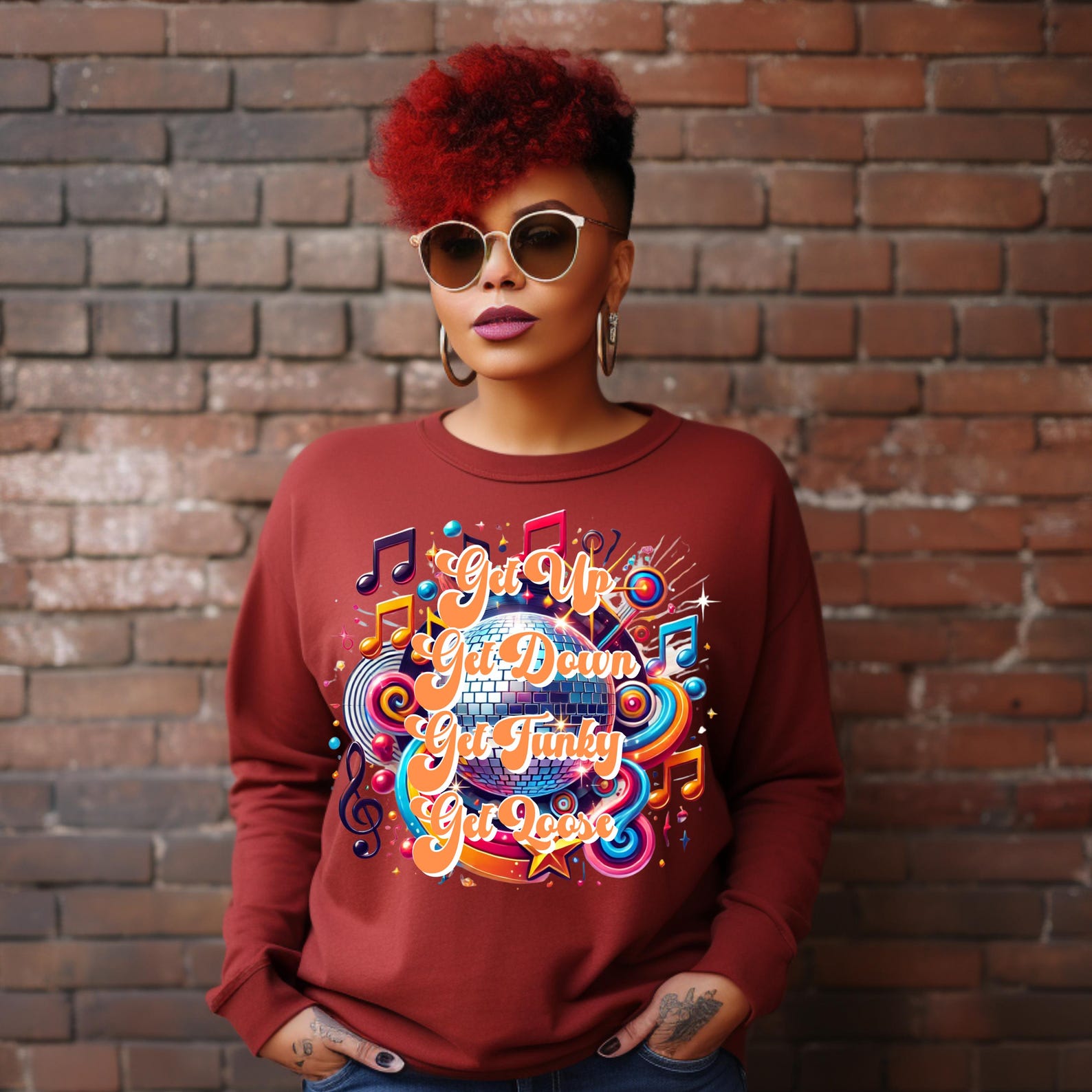 Retro Disco PNG: 70s Music Sublimation Design (digital Download) - Etsy