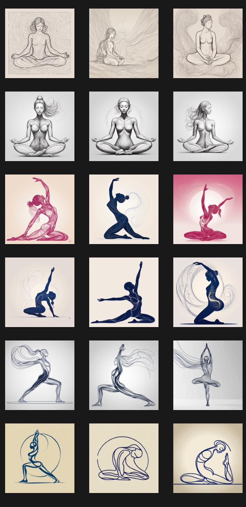 100+ Zen Line Art Designs | Minimalist Graphics for Apparel, Prints ...