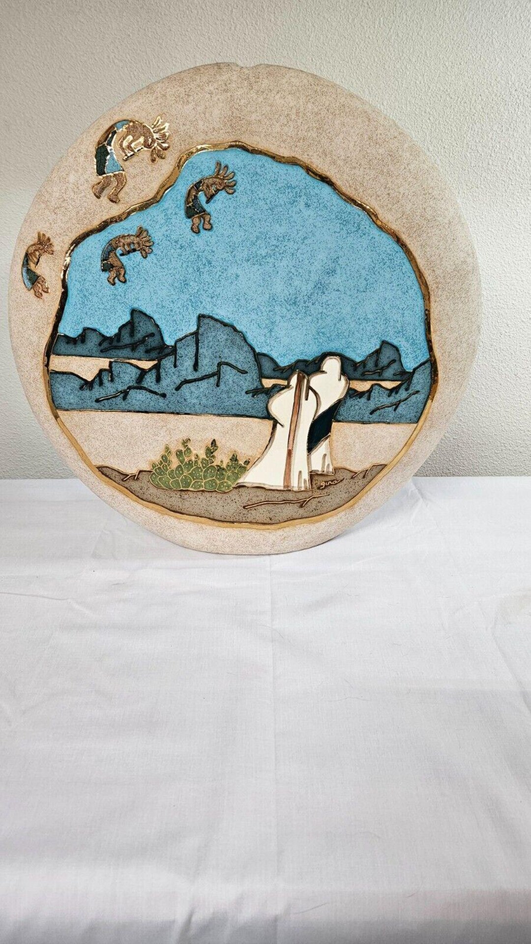Gina Arrighetti Signed Pottery Vase - Etsy