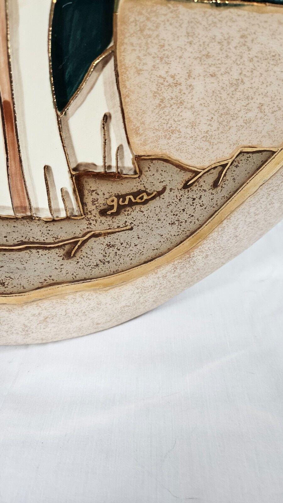 Gina Arrighetti Signed Pottery Vase - Etsy
