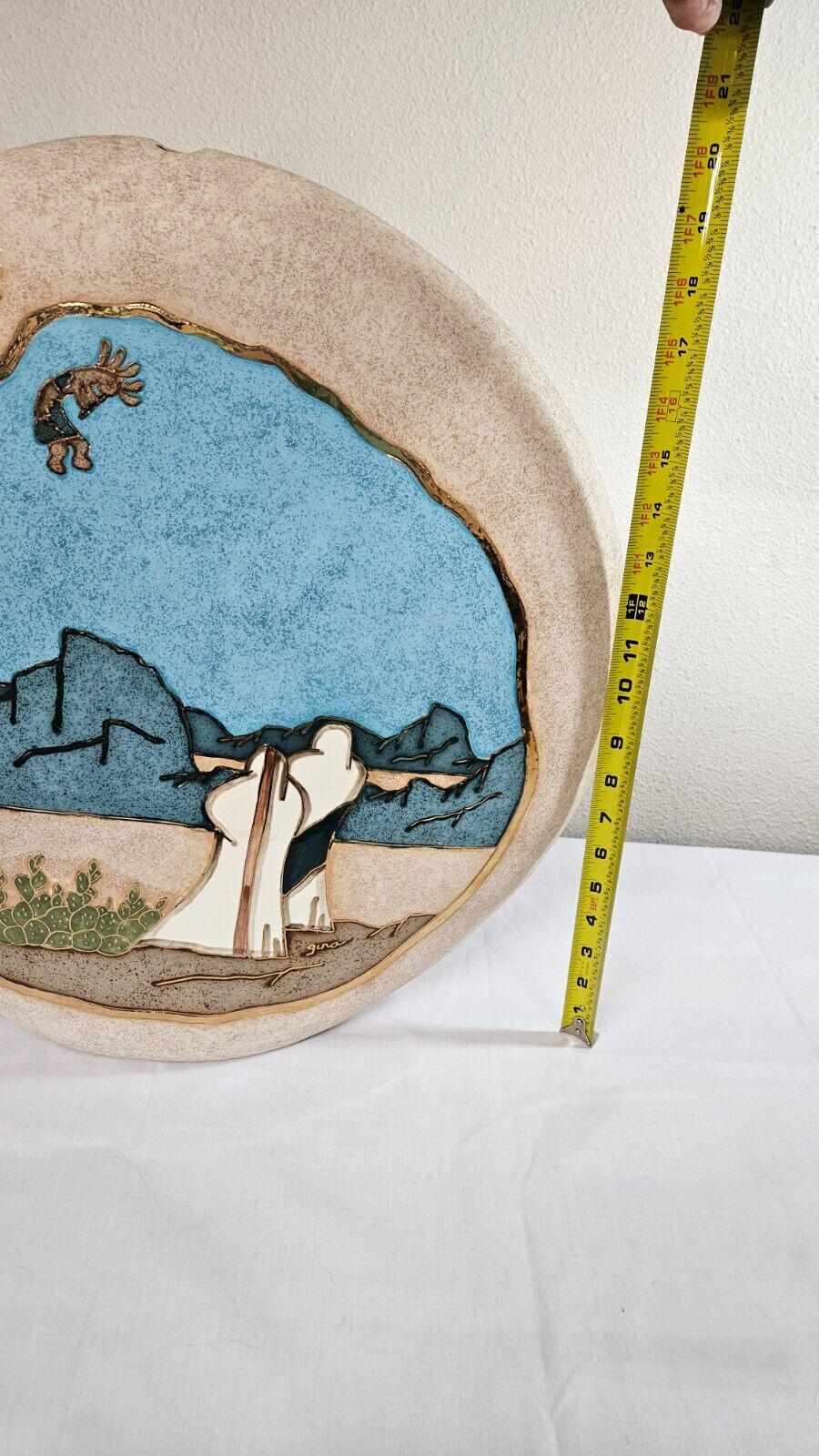 Gina Arrighetti Signed Pottery Vase - Etsy