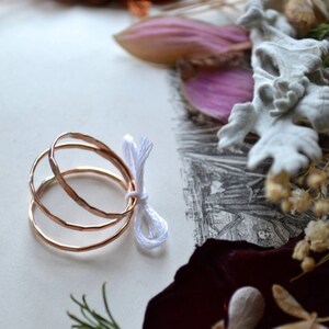 Rose Gold Fill No-see'em Stacker Set of 3 - Etsy