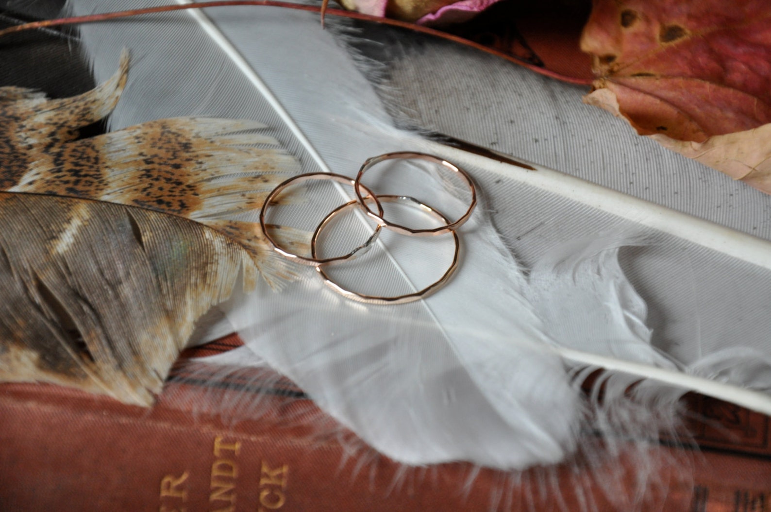 Rose Gold Fill No-see'em Stacker Set of 3 - Etsy