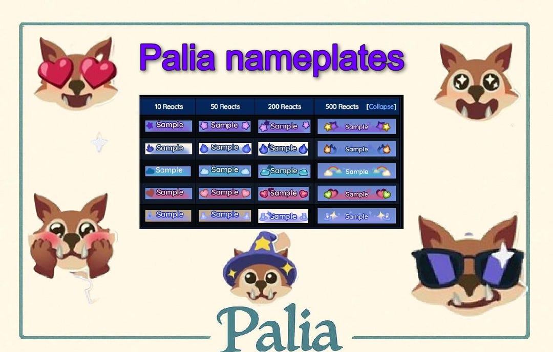 Palia Nameplates Home Tours - Etsy
