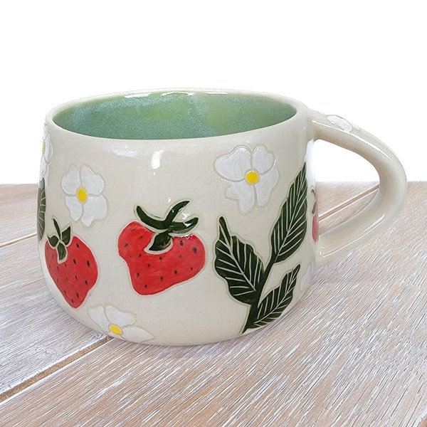 Strawberry Cup - Etsy