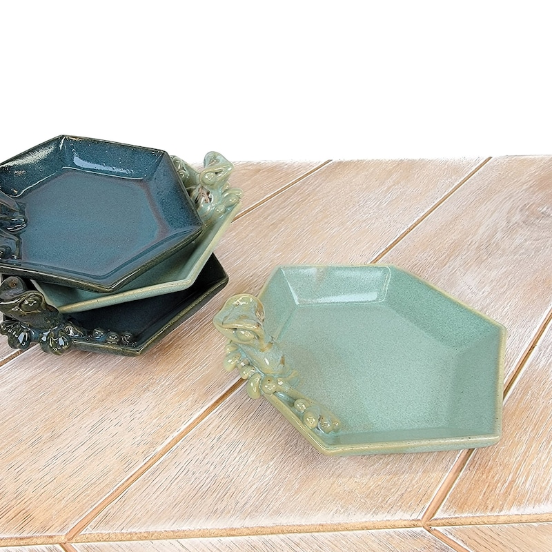 Ceramic Ring Dish Frog - Etsy