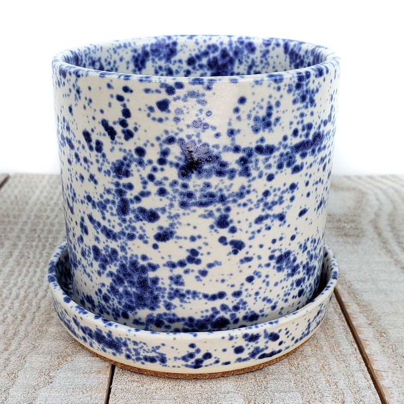 Ceramic Planters Speckle - Etsy