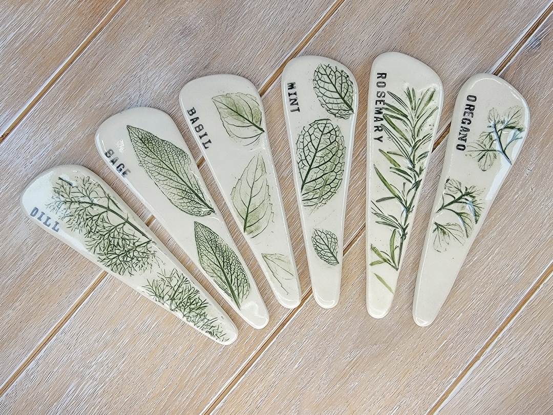 Herb Marker Plant Stake Tag Garden Label Gift - Etsy