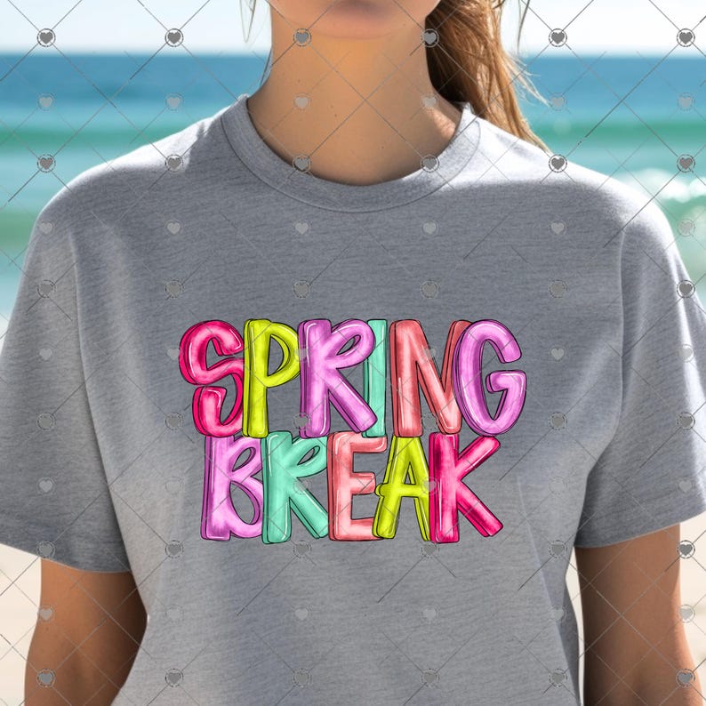 Spring Break PNG - Etsy