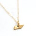 Tennessee Gold State Charm Necklace | Heart State Necklace | Hand ...