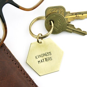 Kindness Matters Keychain | Encouragement Jewelry | Kindness Keychain ...