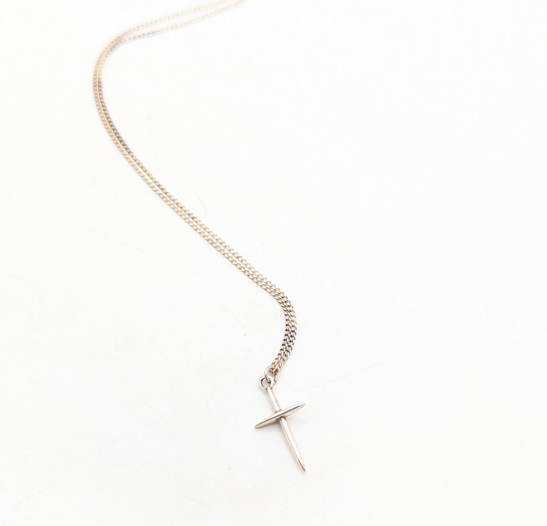 Vintage BSD Bob Siemon Designs Cross Sterling Silver 925 Necklace ...