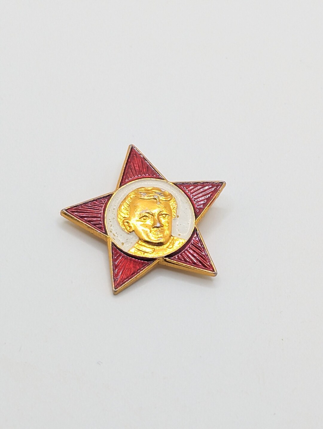 Vintage Soviet Young Pioneer USSR Brooch Pin Badge Kid Octobrist ...