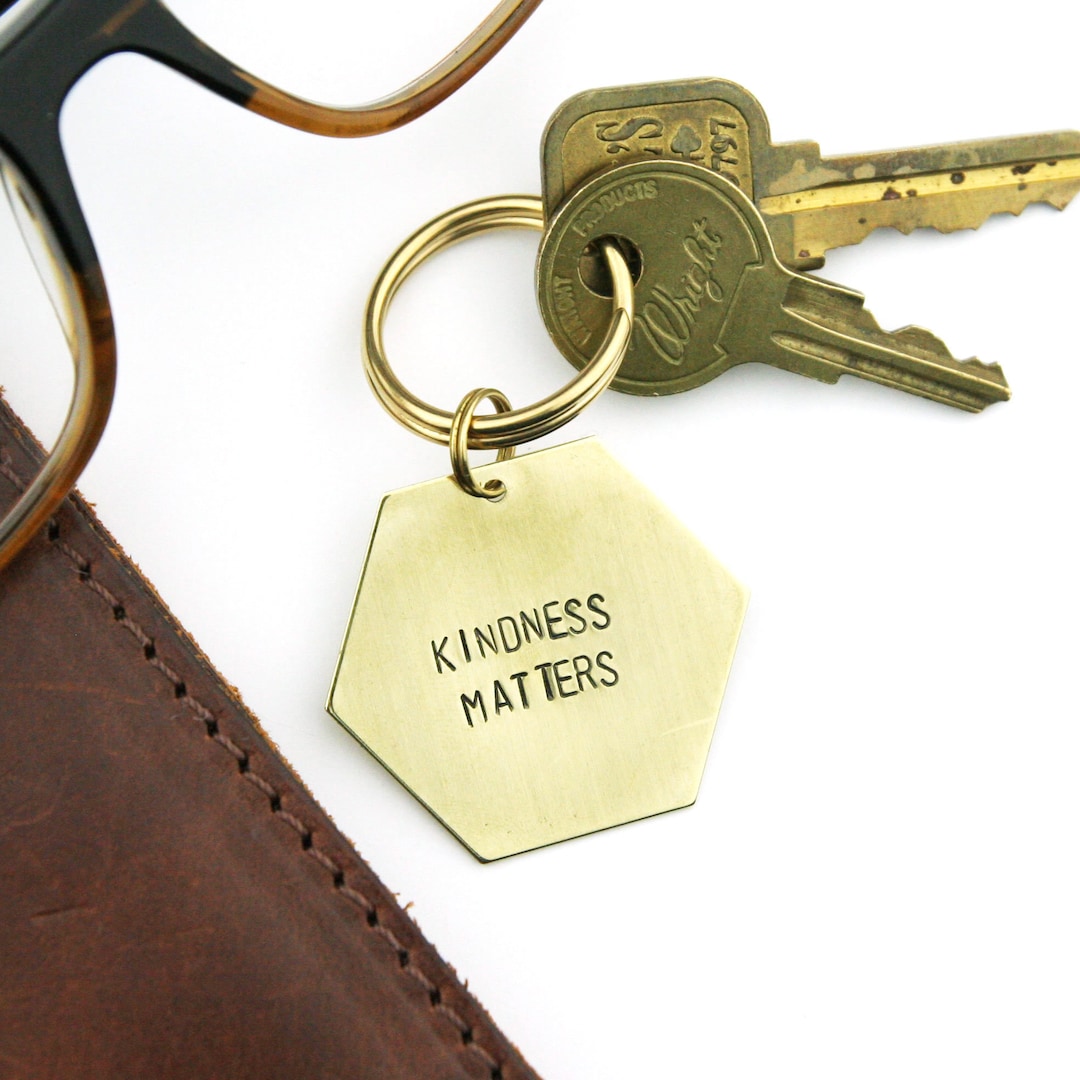 Kindness Matters Keychain | Encouragement Jewelry | Kindness Keychain ...